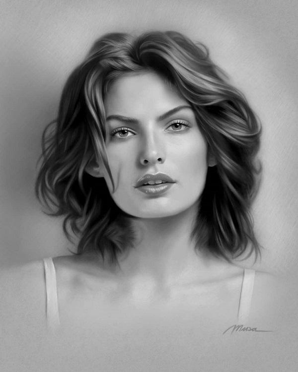 Portrait Artworks by Musa Çelik | Art and Design Portrait Artworks by Musa Çelik | Art and Design