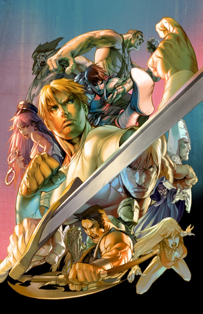 Incredible fighing game character collages | Art and Design