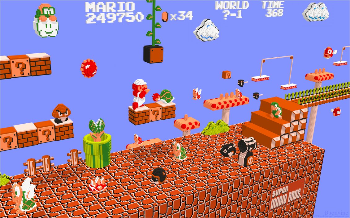Classic games in 3D | Art and Design