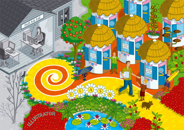 Illustrations by Rod Hunt | Art and Design