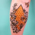 50 Honeycomb tattoo Designs with Meaning | Art and Design