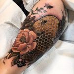 50 Honeycomb tattoo Designs with Meaning | Art and Design