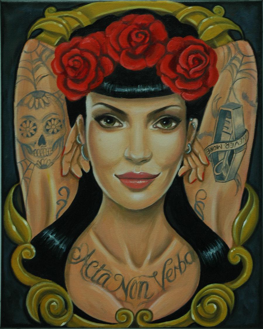 Tattoo Paintings by Lisa McIntyre | Art and Design