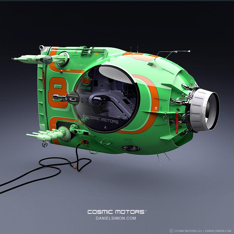 Cosmic Motors By Daniel Simon | Art and Design