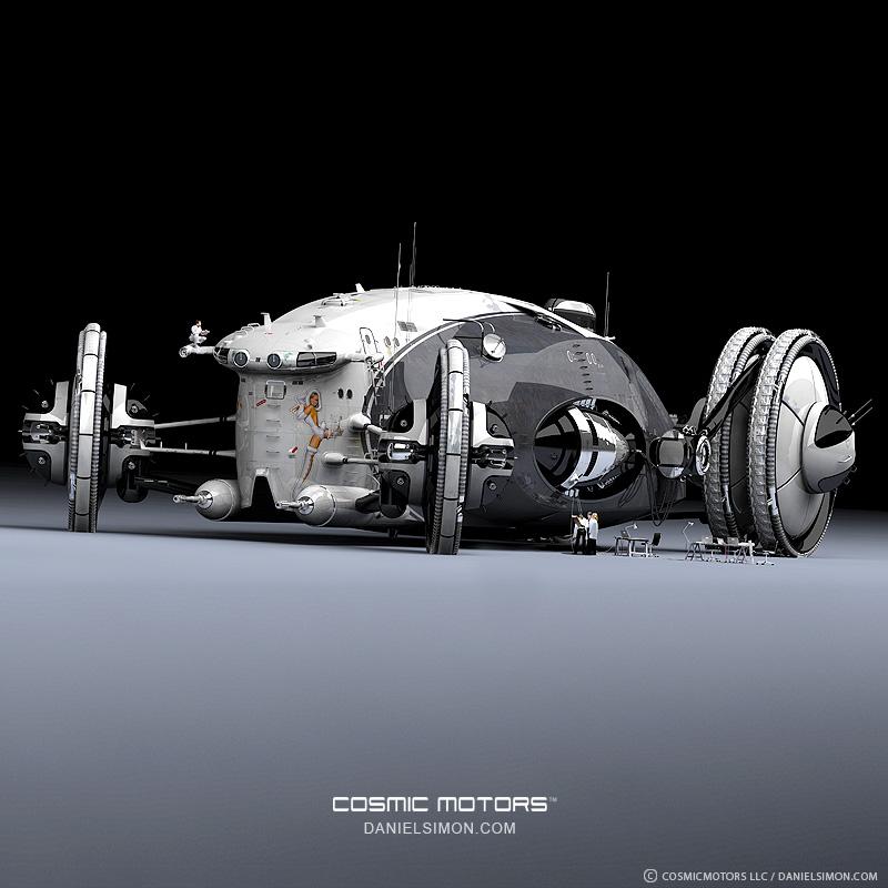 Cosmic Motors By Daniel Simon | Art and Design