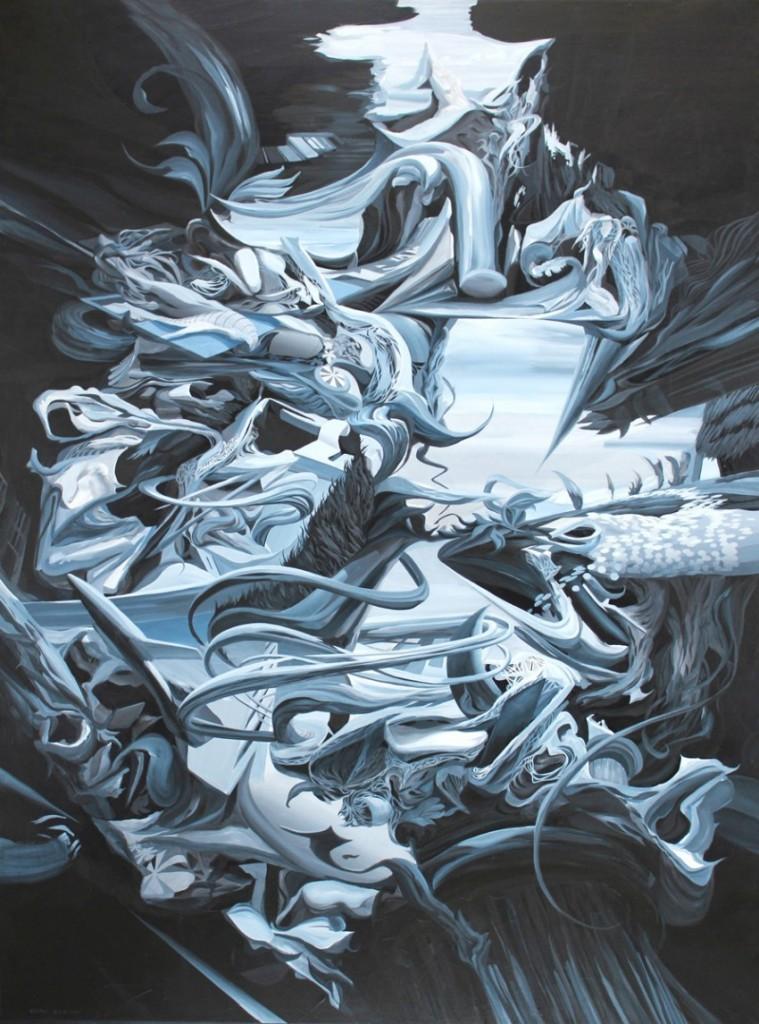 Abstract paintings by Oliver Vernon | Art and Design