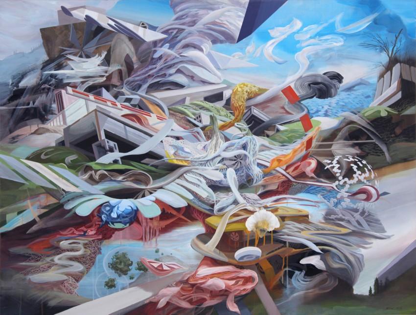 Abstract paintings by Oliver Vernon | Art and Design