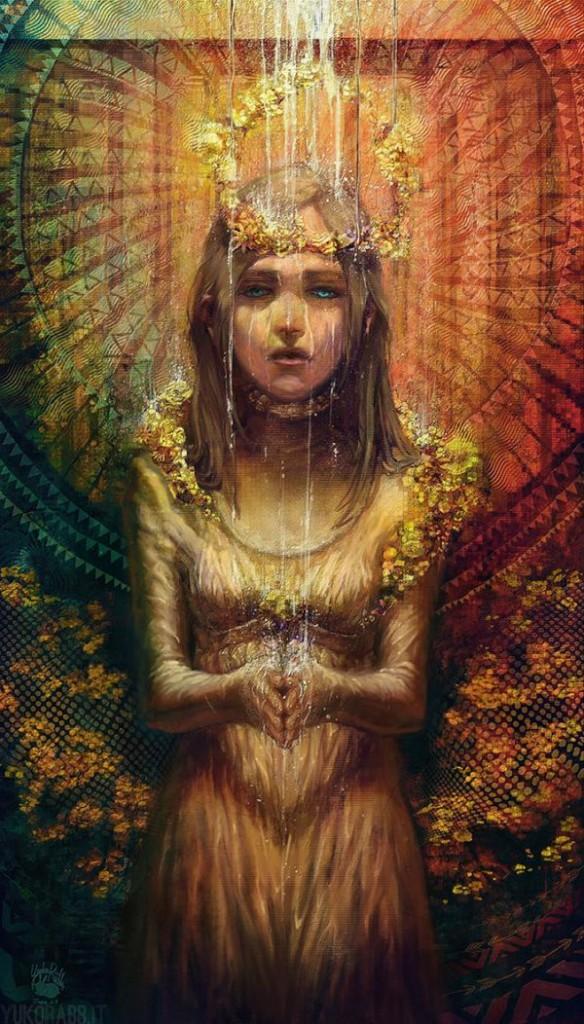 Digital Paintings By Yuko Rabbit Art And Design