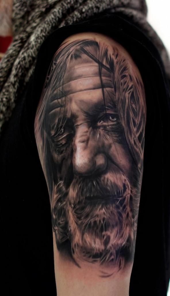 45 Awesome Portrait Tattoo Designs | Art and Design