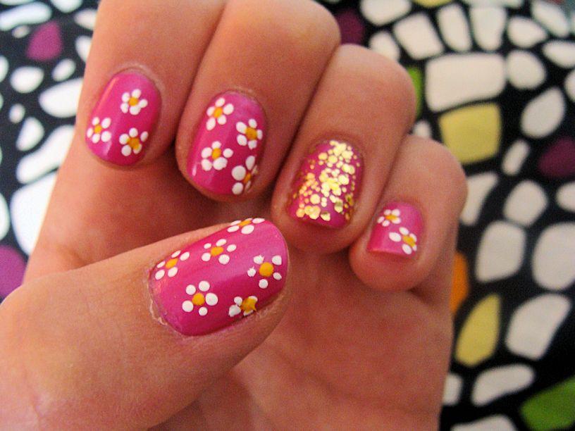 50 Flower Nail Art Designs | Art and Design