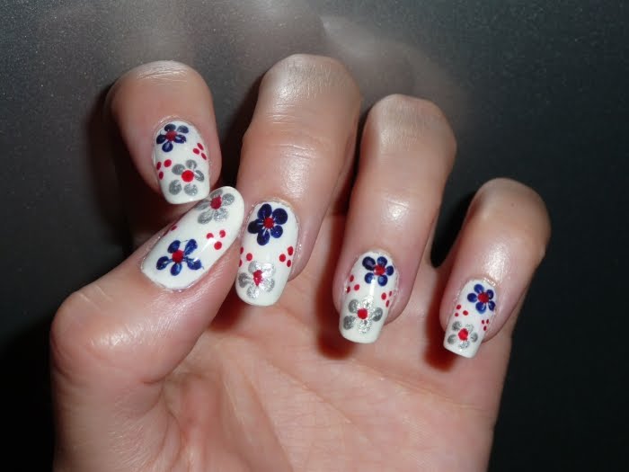 50 Flower Nail Art Designs | Art and Design