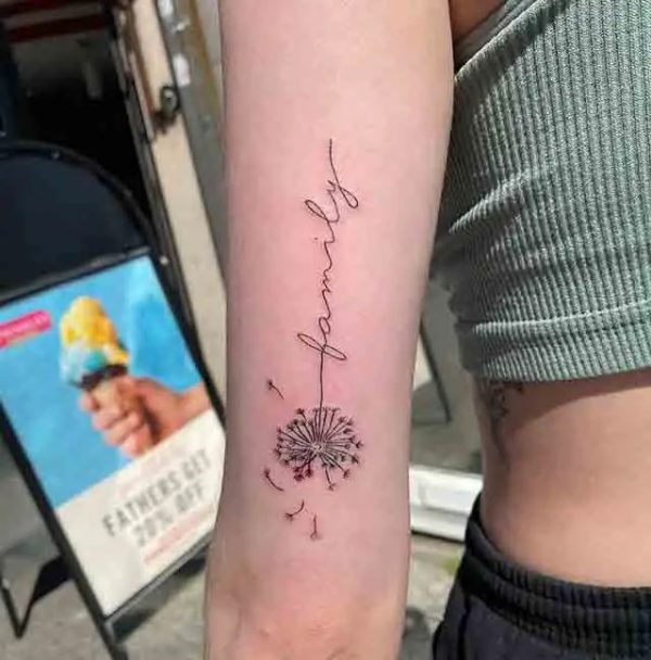 100 Dandelion Tattoo Designs for Women | Art and Design