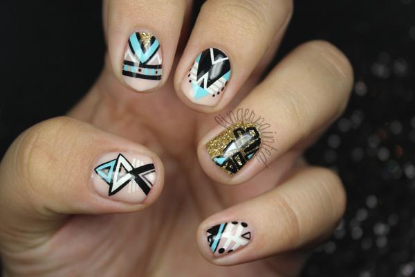 65 Colorful Tribal Nails Make You Look Unique | Art and Design