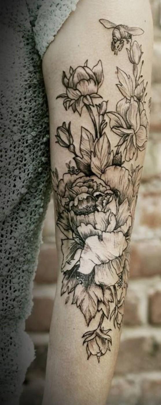 50 Peony Tattoo Designs and Meanings | Art and Design