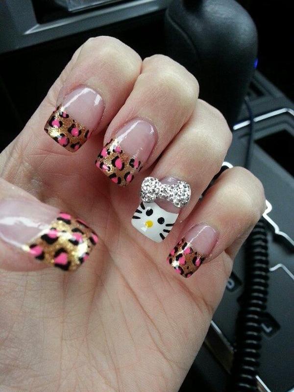 50 Hello Kitty Nail Designs Art And Design