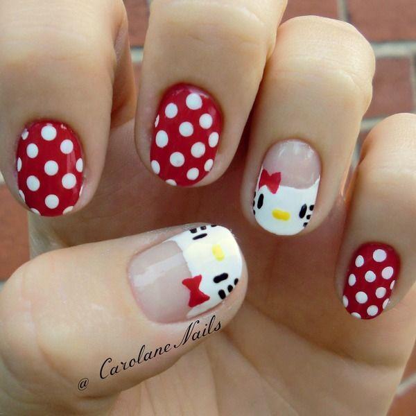 50 Hello Kitty Nail Designs Art And Design