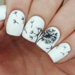 30+ Dandelion Nail Art Designs | Art and Design