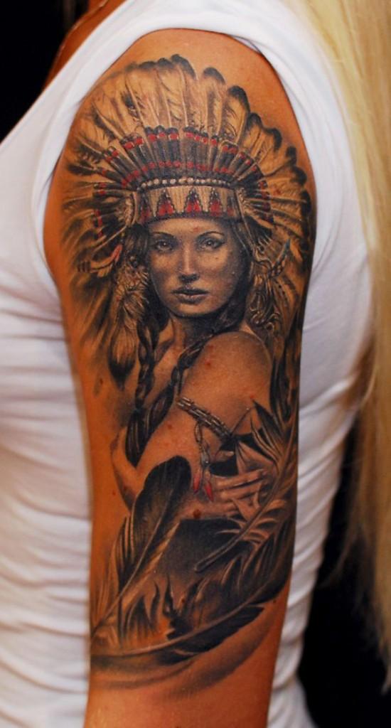 80 Native American Tattoo Designs | Art and Design