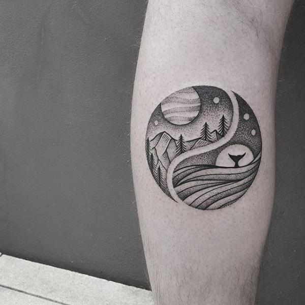 80 Mysterious Yin Yang Tattoo Designs | Art and Design