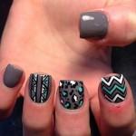 45 Chevron Nail Art Ideas | Art and Design