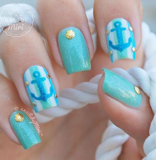 45 Ocean Nail Art Ideas Art And Design