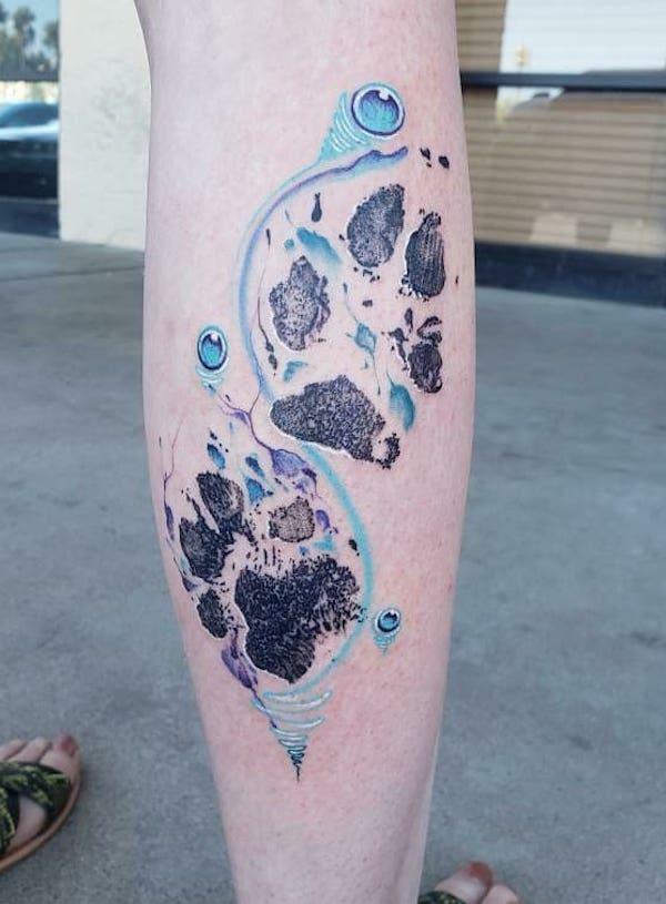 35 Cute Paw Print Tattoos For Your Inspiration Art And Design