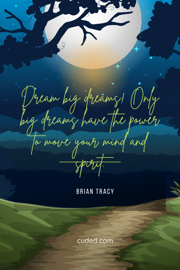 35 Inspirational Quotes about Dream Big | Art and Design