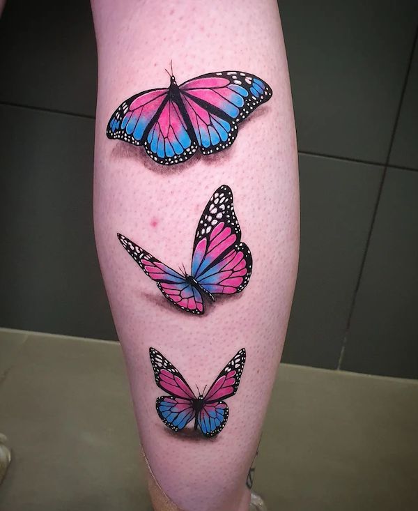 Over 35 Gorgeous And Realistic 3d Butterfly Tattoos 2000 Daily