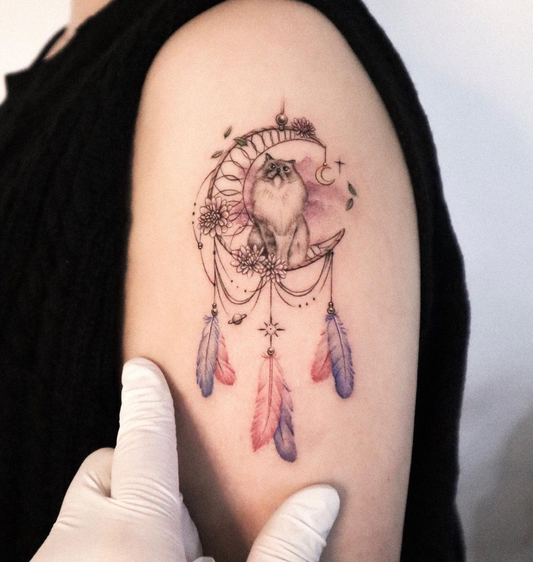 Moon and Stars Tattoos for Sky Lovers | Art and Design