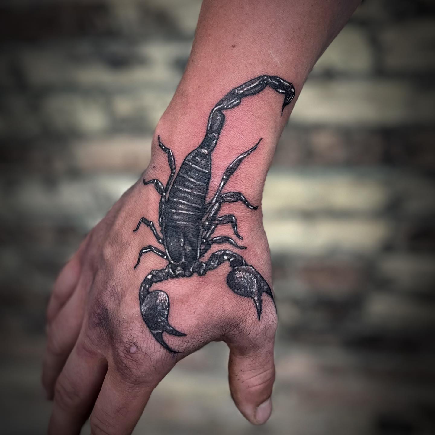 Scorpion Tattoo On Hand Scorpion Tattoo On Hand