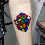 Rubik's Cube Tattoo: A Blend of Complexity and Creativity | Art and Design