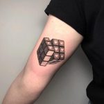 Rubik's Cube Tattoo: A Blend of Complexity and Creativity