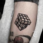 Rubik's Cube Tattoo: A Blend of Complexity and Creativity