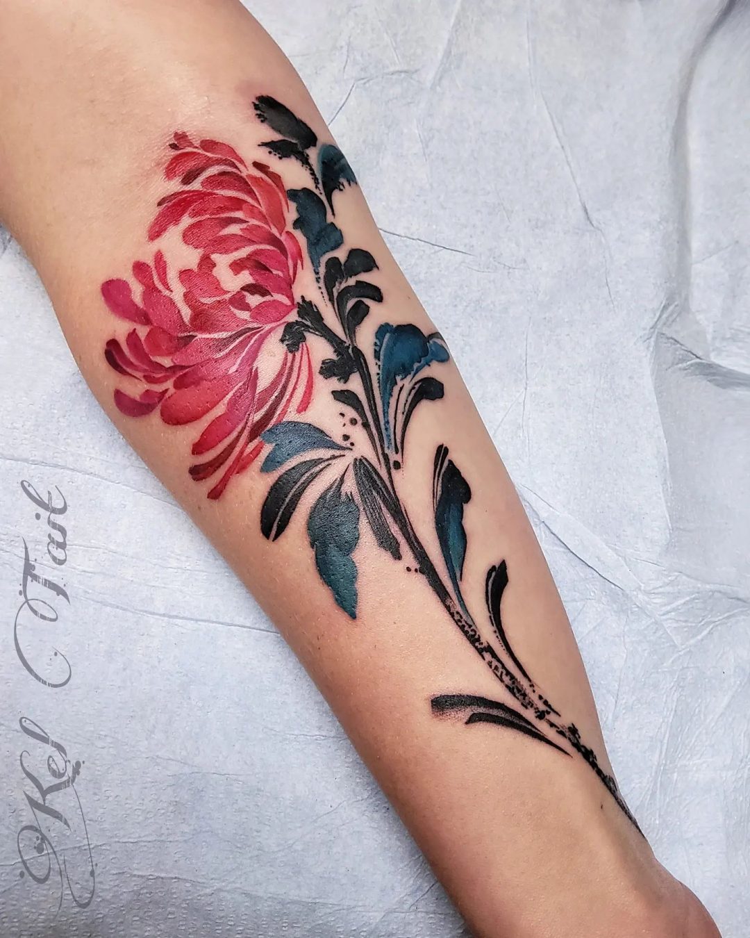 Floral Watercolor Tattoos: A Symphony of Color on Skin | Art and Design