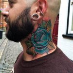 70 Masterful Rose Neck Tattoos and Their Meanings | Art and Design
